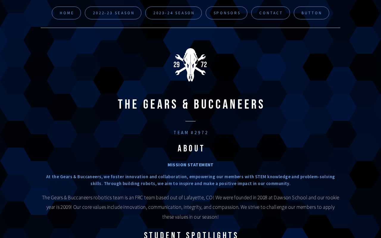 Gears and Buccaneers